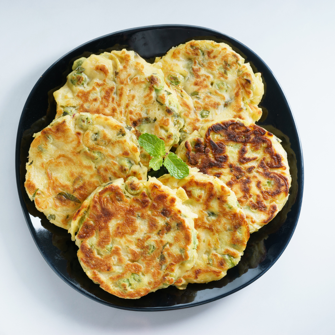 Pea and Lentil Fritters - weaningworld.com